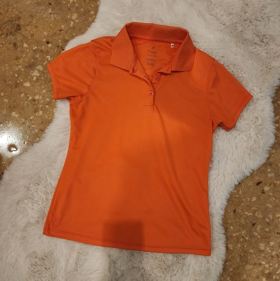Tops | Womens Xs Orange Golf Shirt | Poshmark